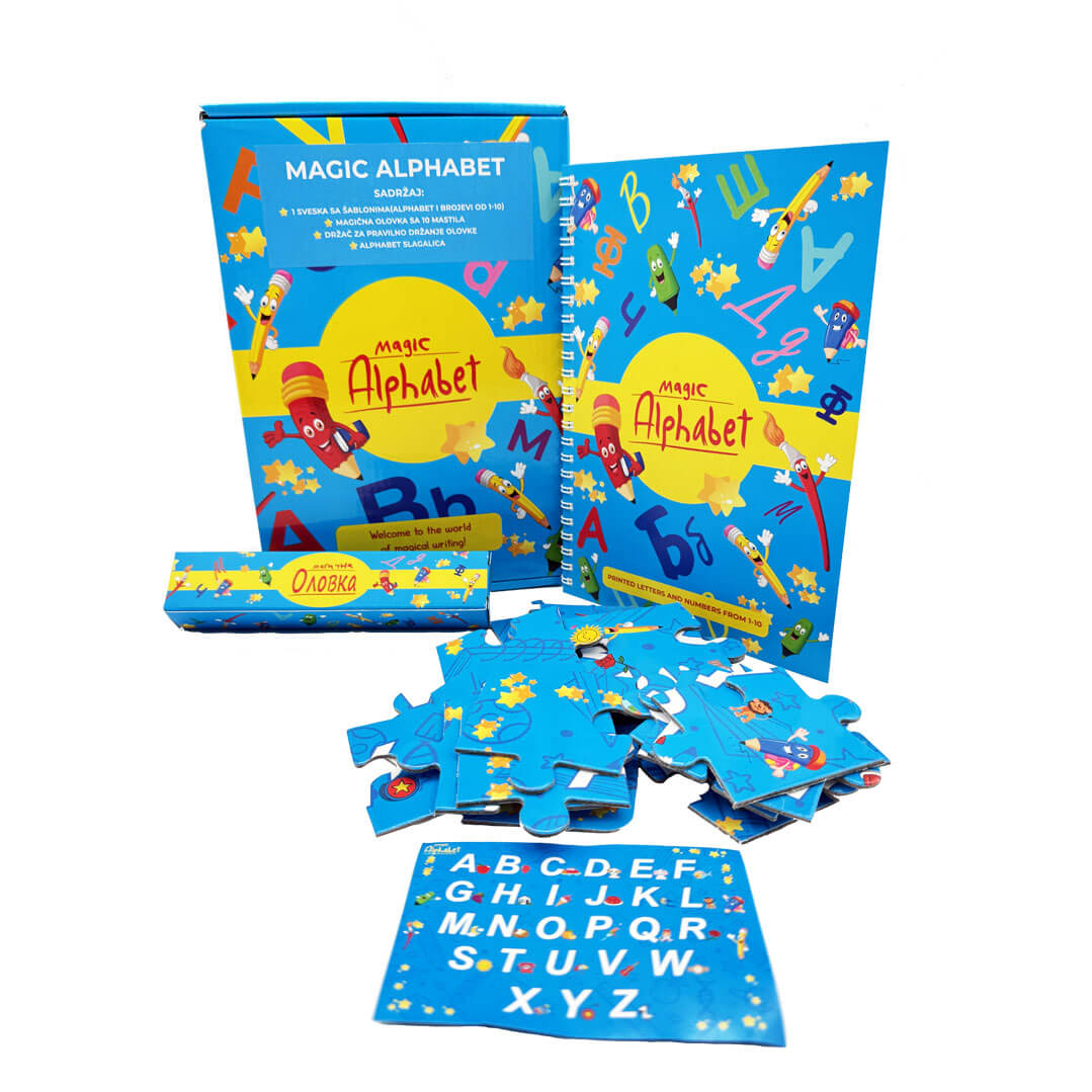 Magična Azbuka - Set za učenje i vežbanje azbuke
